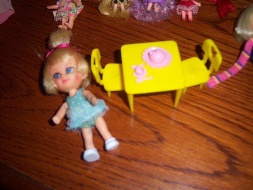 VTG LOT 14 RARE '60 Liddle Kiddles* RANDOM DOLLS Kiddle Accessories ...