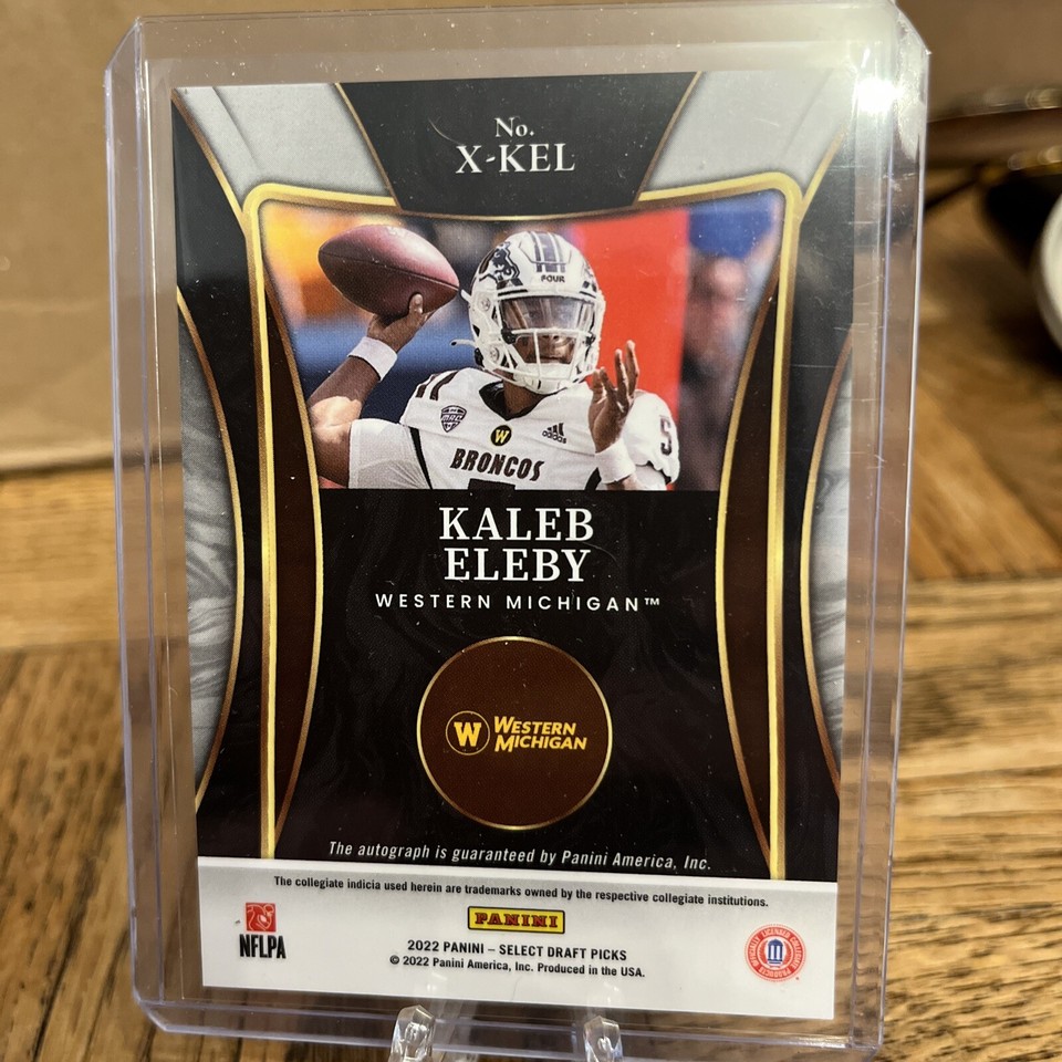 Kaleb Eleby 2022 Panini Select Draft Picks X-Factor Auto - ROOKIE | eBay