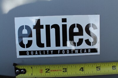 Etnies Skateboard Shoes Footwear Clear Black Z75C Vintage Skateboarding ...