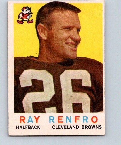 1959 TOPPS FOOTBALL #37 RAY RENFRO NRMT EJ | eBay