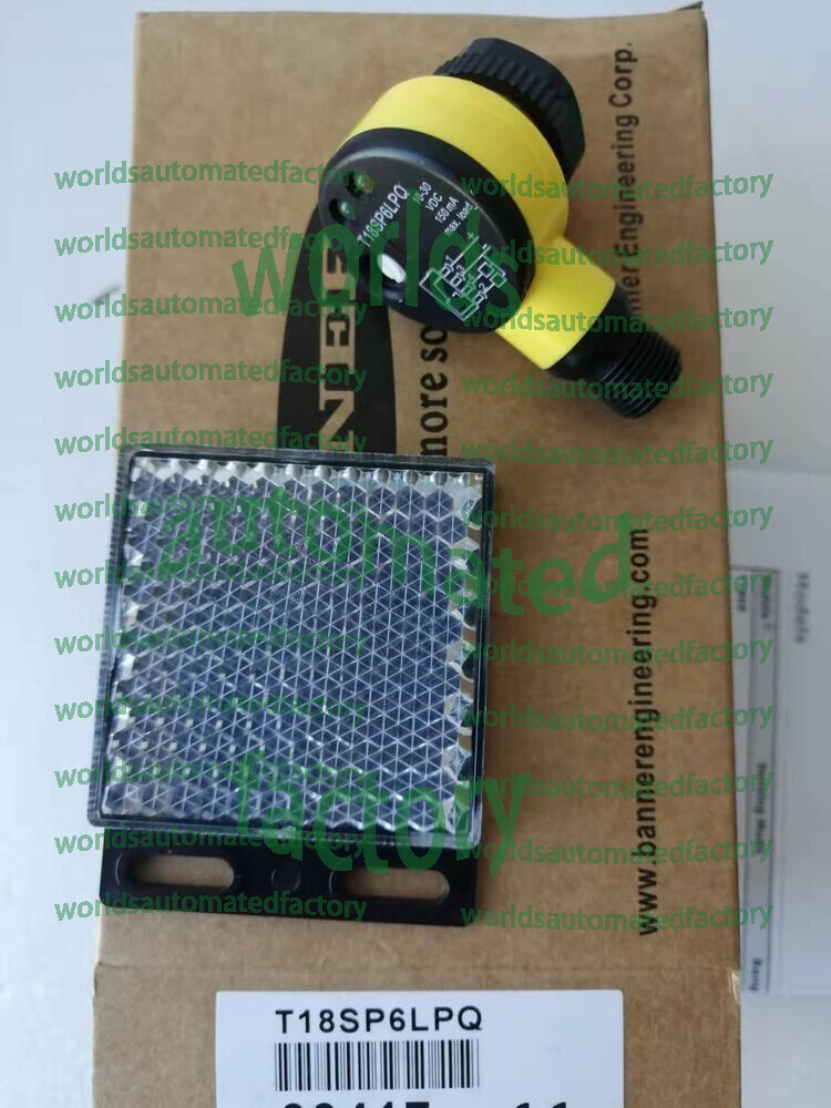 NEW In Box For BANNER Engineering T18SP6LPQ Photoelectric Switch 10 ...