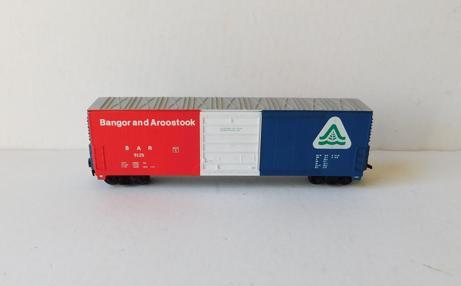 HO Train Box Car Bangor & Aroostook BAR 9125 Life Like r19 | eBay