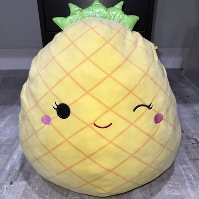 #A Squishmallows Winking Maui Pineapple 16” Plush Stuffed Animal ...