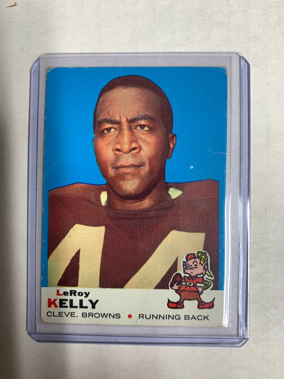 READ LeRoy Kelly 1968 Topps Cleveland Browns #1 | eBay