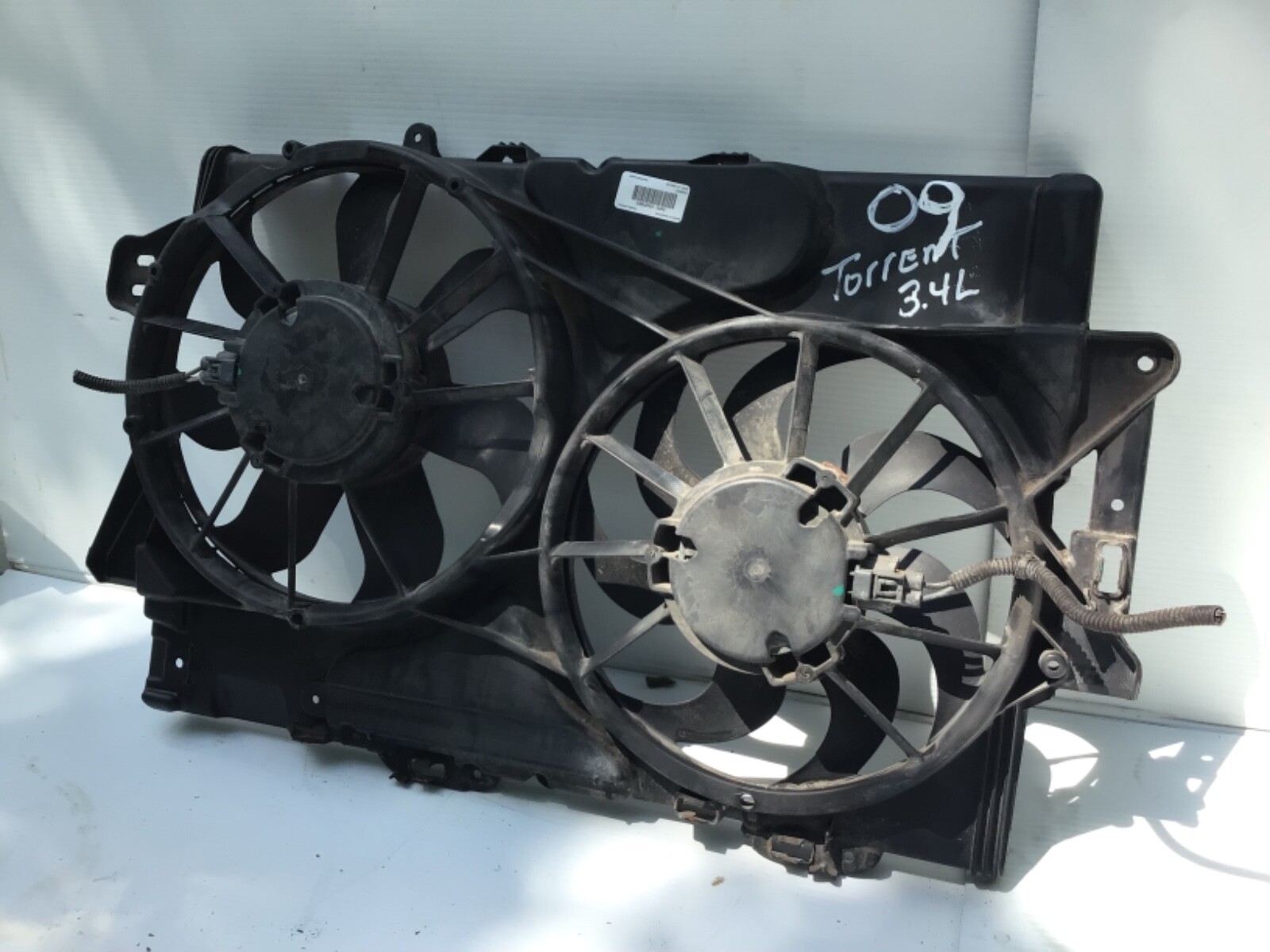 2008 - 2009 PONTIAC TORRENT 3.4L ELECTRIC COOLING FAN ASSEMBLY OEM | eBay