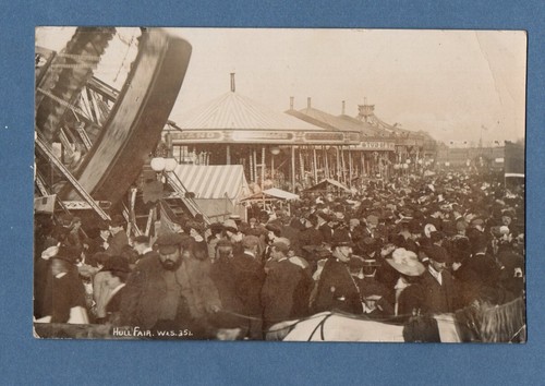 Fair Fairground Hull early 1900s Real Photo Postcard Hull Publisher ...