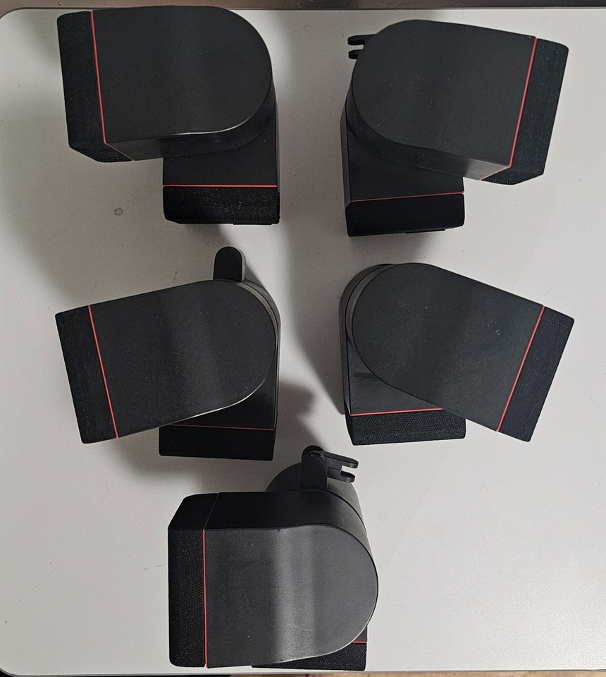 Set (5) of BOSE Redline Double Cube Satellite Speakers, Work, READ ...