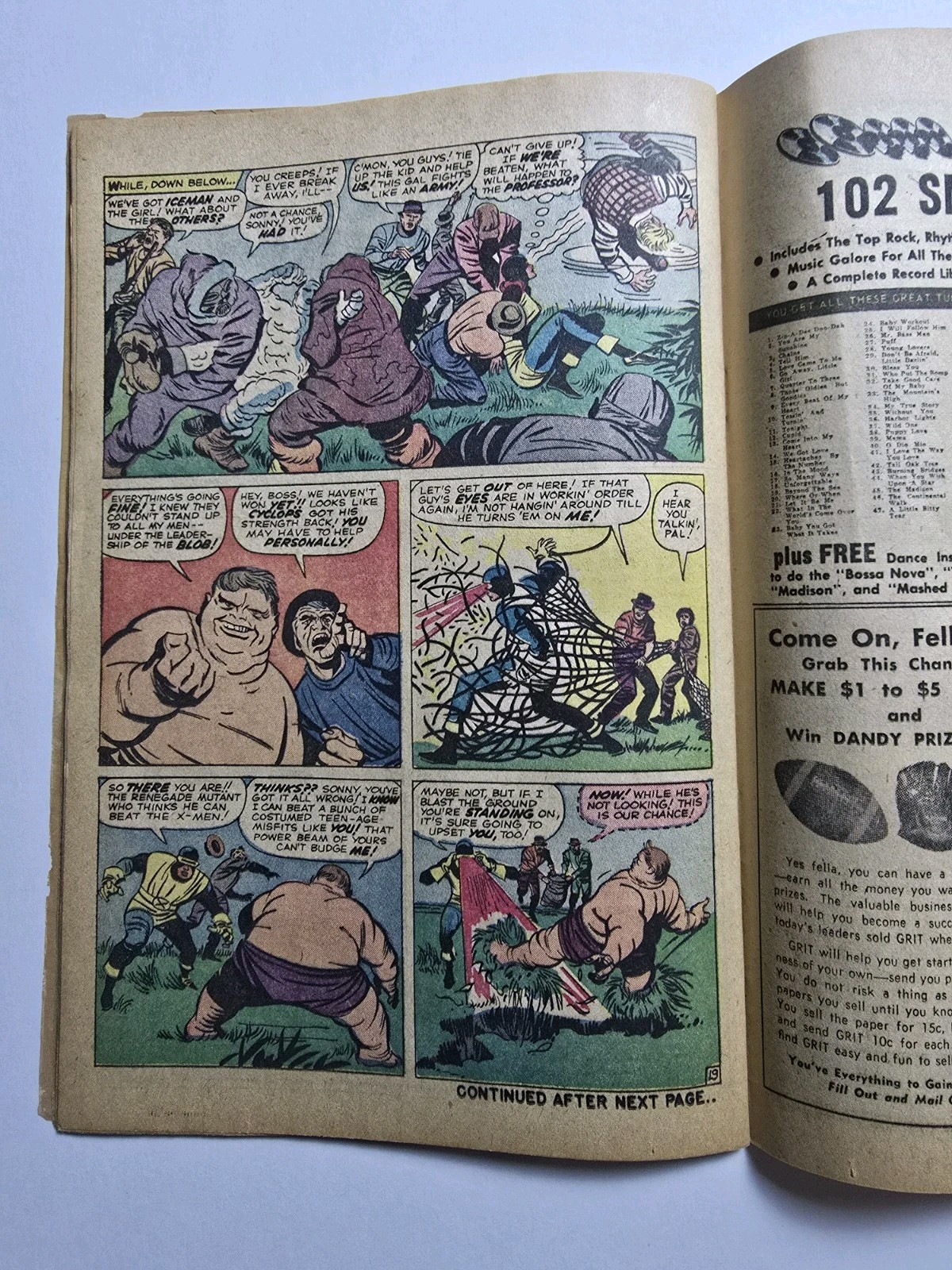 X-men #3 1964 1st appearance of the Blob Marvel Silver Age Key | eBay