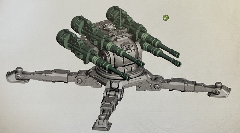 Warhammer 30,000 - Horus Heresy Araknae Quad Accelerator Platform | eBay