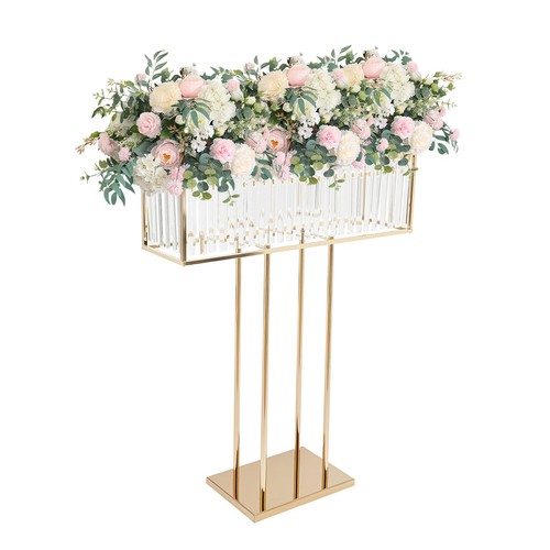 Wedding Flower Stand, Wedding Crystal Flower Stand, Crystal Flower ...