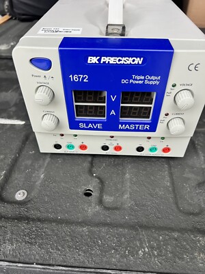 B&K Precision 1672 Quad Display Triple Output DC Power Supplies ...
