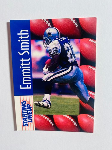 1997 KENNER STARTING LINEUP EMMITT SMITH NM-MT NFL FOOTBALL CARD | eBay