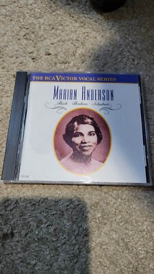 The RCA Victor Vocal Series Marian Anderson Bach Brahms Schubert CD | eBay