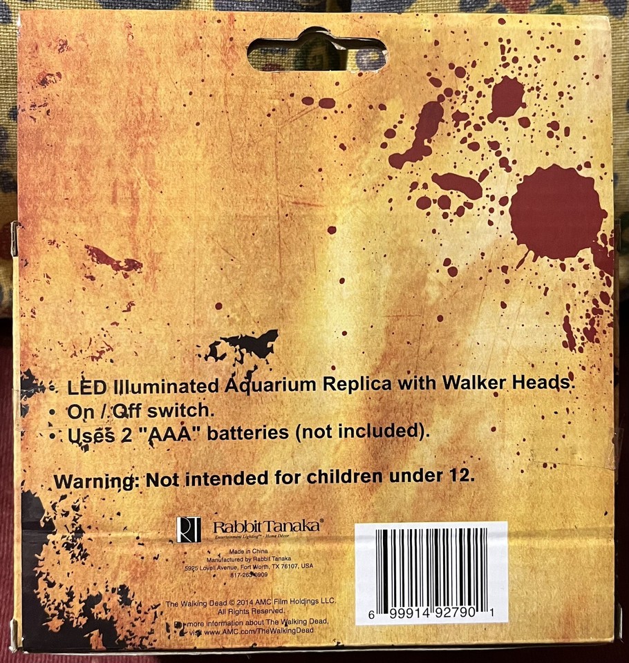 The Walking Dead LED Zombie head lightup Paperweight AMC 2014 | eBay