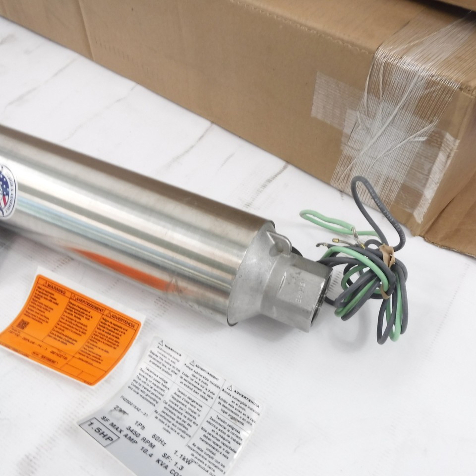 Pentair Myers 4" 20GPM 1.5HP 230V 2 Wire 1PH Submersible Predator Plus ...