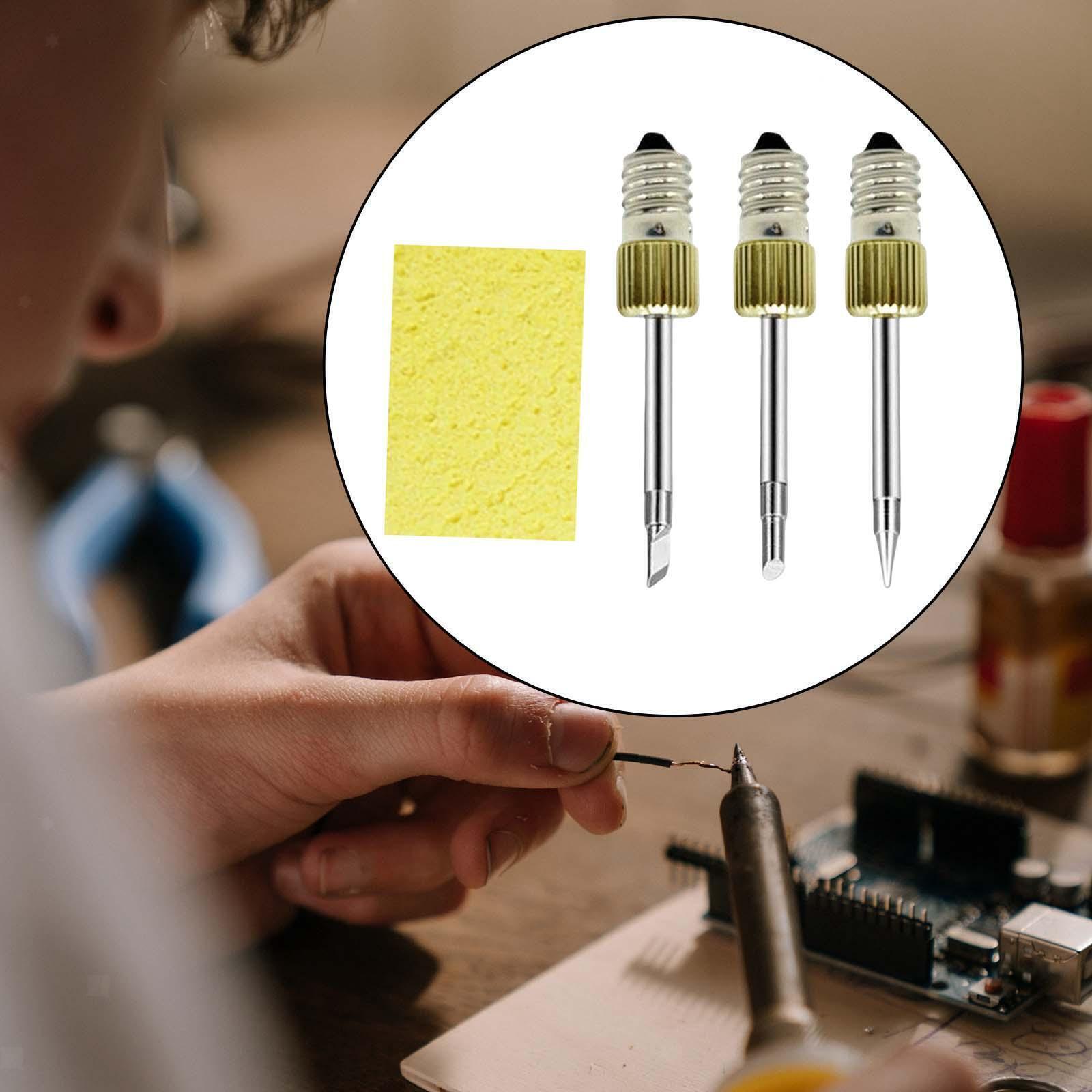 3x replacement soldering iron tips soldering head E10 soldering tips ...