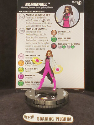 BOMBSHELL - 009 Common - Spider-Man & Venom Absolute Carnage Heroclix ...