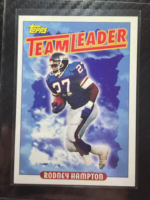 RODNEY HAMPTON New York Giants 1993 Topps Team Leader #179 | eBay