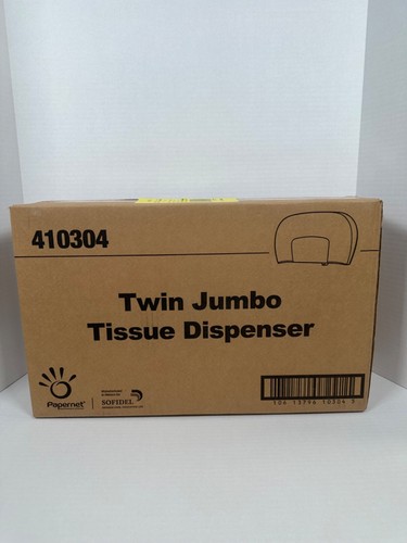 SOFIDEL America 9" Twin Jumbo Tissue Dispenser JT209-05 Black Brand New ...