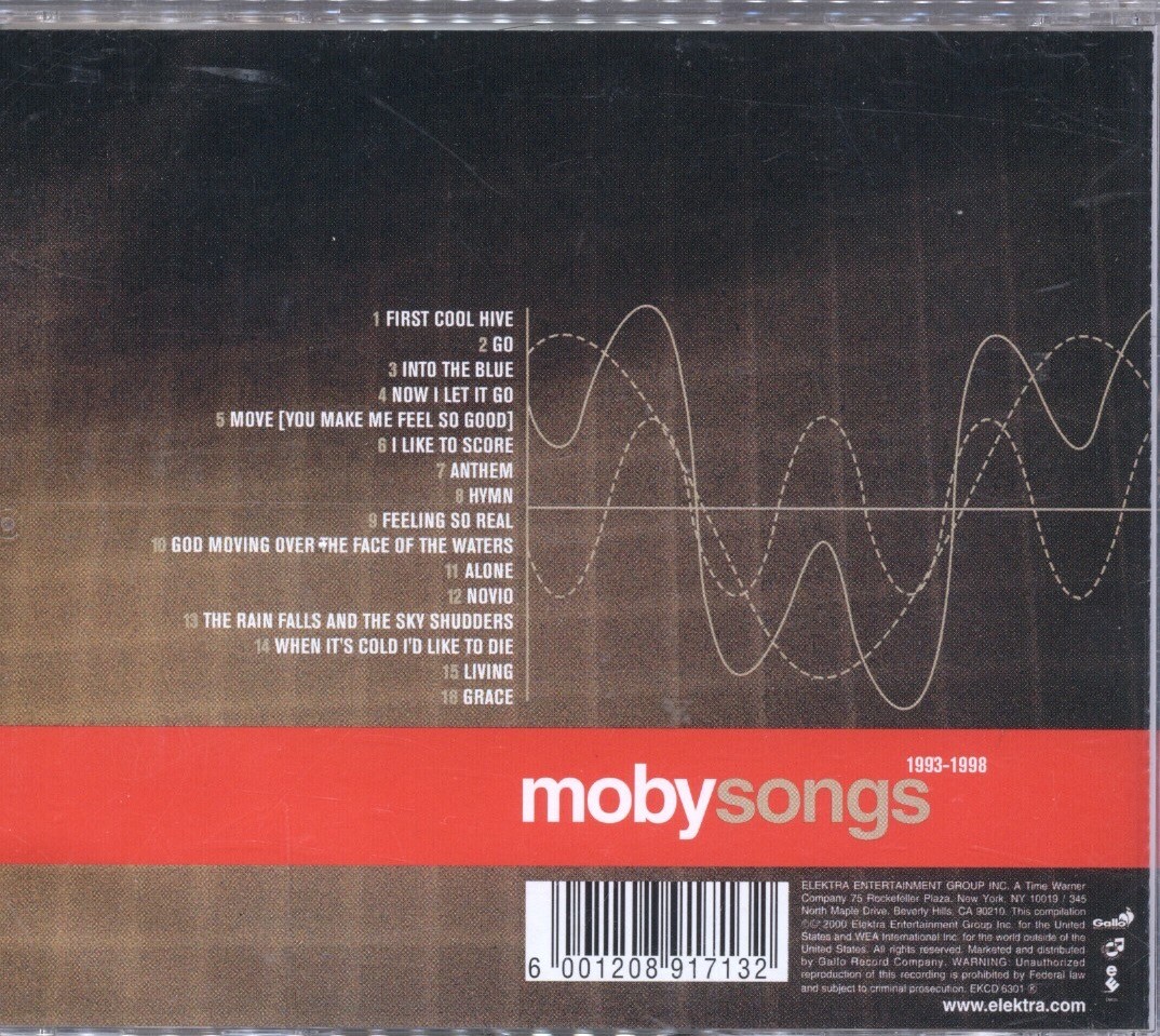 Moby - Songs (1993-1998) CD | eBay