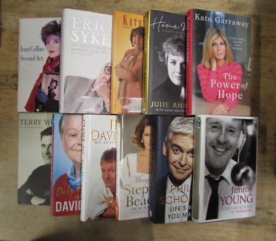 11 MIXED AUTOBIOGRAPHIES ** FREE UK POST ** HARDBACK | eBay UK