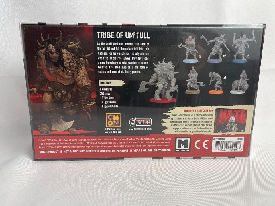 HATE Board Game Um'Tull Expansion - Tabletop 11 Mini Figures Adrian ...