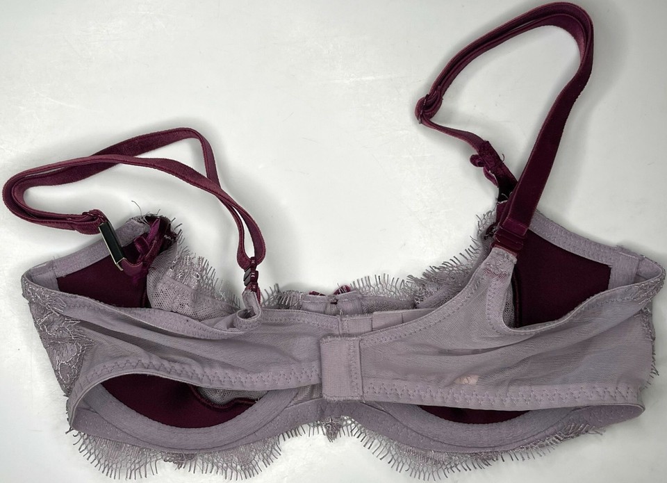 Victoria's Secret Dream Angels Push-up w/o Padding Bra 32B Unlined Gray ...