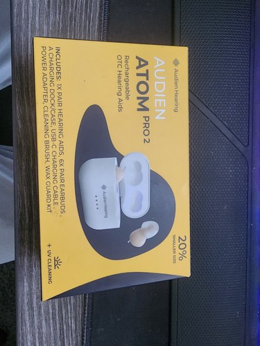 Audien ATOM PRO 2 Wireless Rechargeable OTC Hearing Aid NEW | eBay