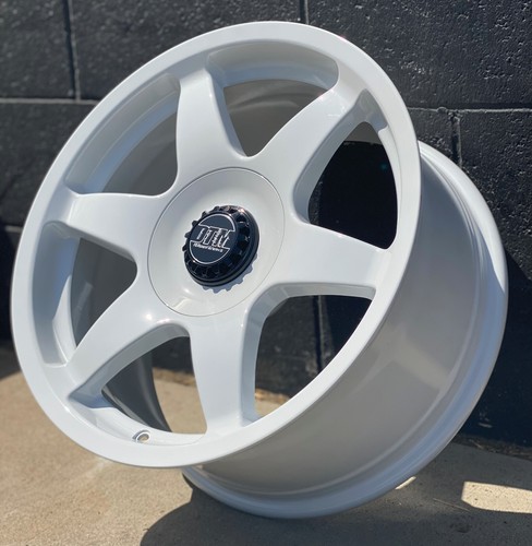 DTM RW03 White Wheels Rims 17x8.5 5x120 +15 BMW E30 M3 Rally racing ...