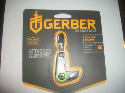 GERBER Essentials GDC Zip Blade Knife EDC Zipper Pull Daily Carry 31 ...
