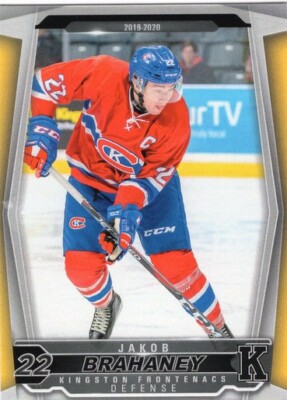 Jakob Brahaney 2019 20 Kingston Frontenacs Ebay