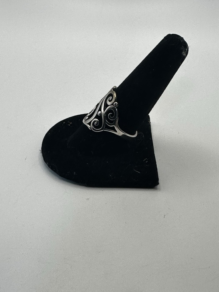 James Avery Ring Round Swirl Ring Sz 10 Rare And Retired | eBay
