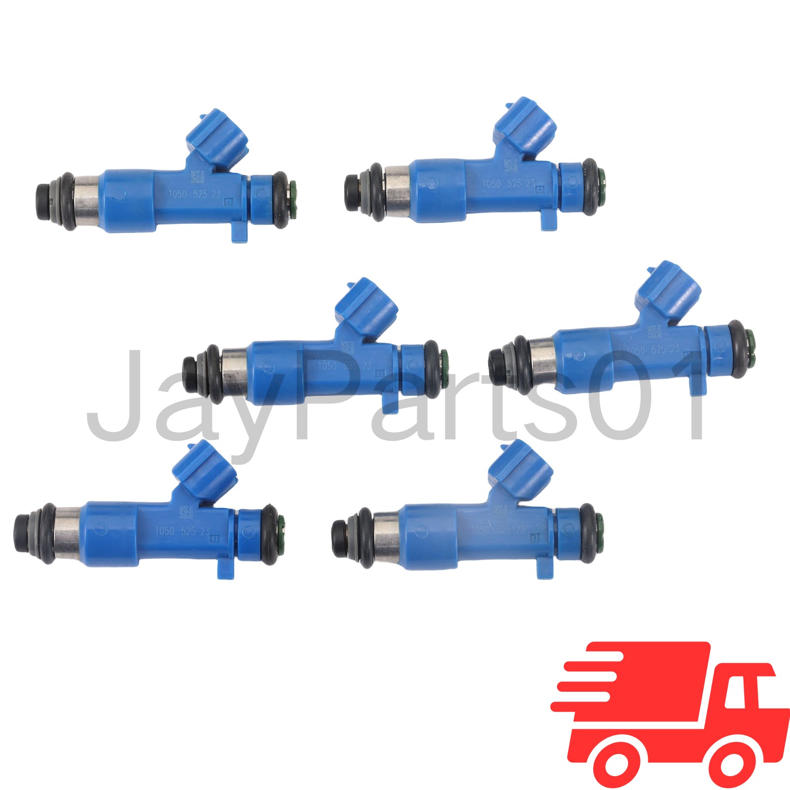 OEM 6x 550cc Fuel Injectors For 2009-17 Nissan GT-R G37 350Z 370Z ...