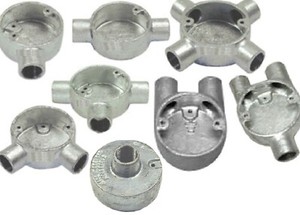 20mm Galvanised Steel Conduit boxes complete with lid & gasket ...