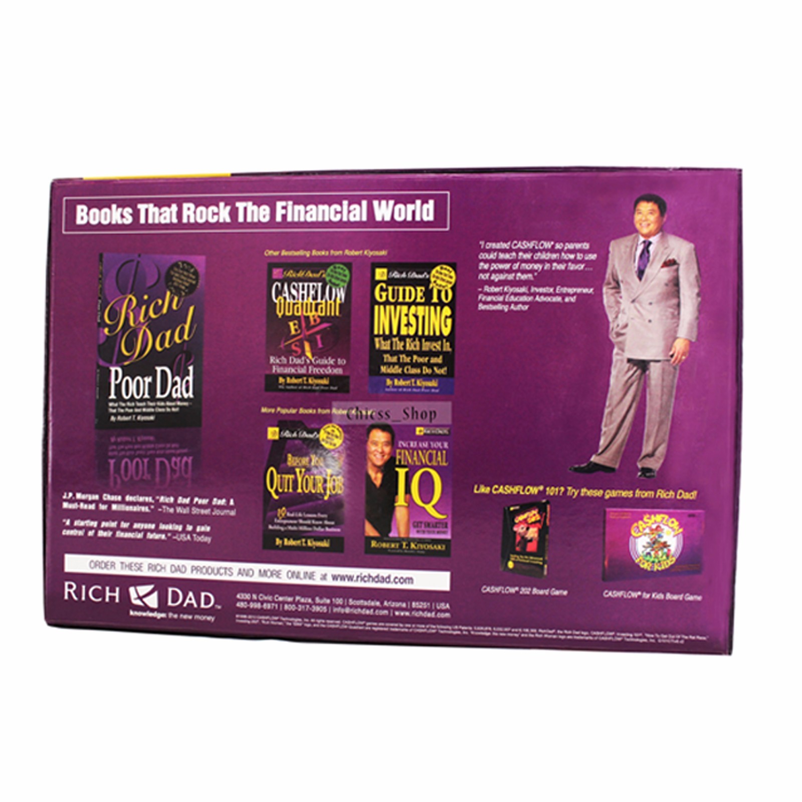 Rich Dad Poor Dad Cashflow Get Out of the Rat Race Board Game for sale ...