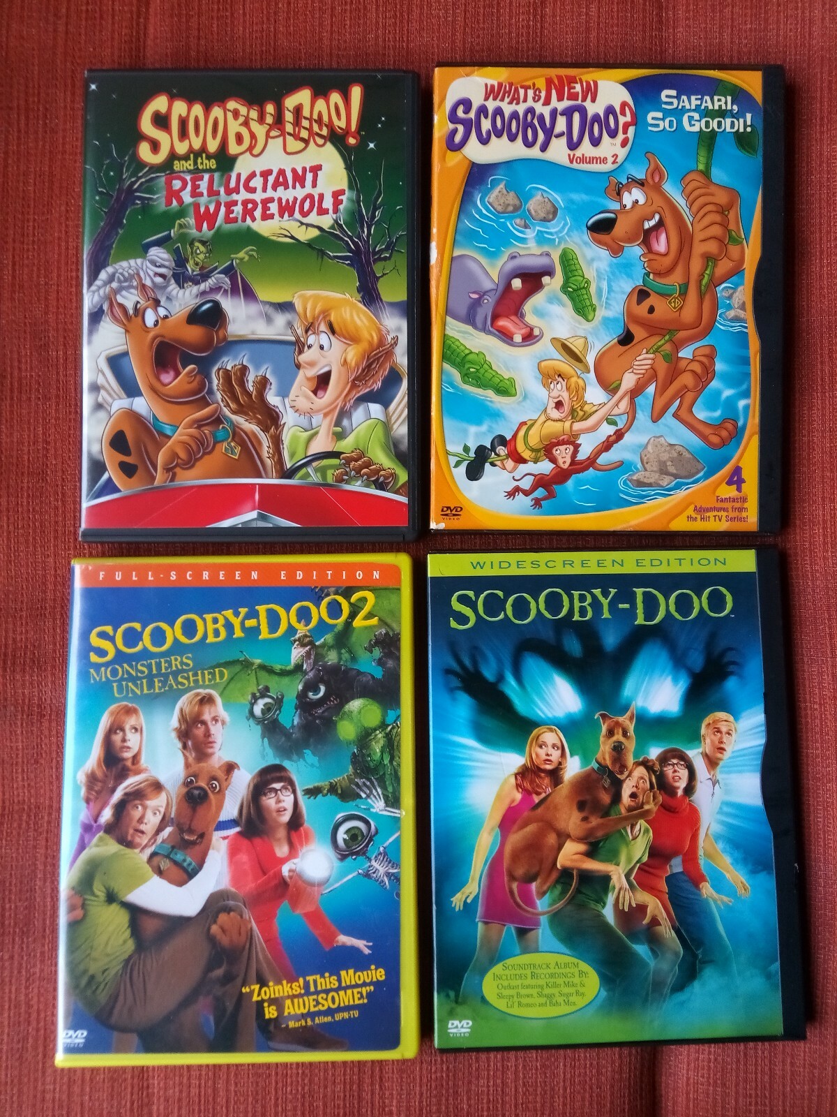 SCOOBY DOO 1 + 2 - DVD Lot Plus 2 Bonus Scooby Doo Cartoon DVDs. 4 DVD ...