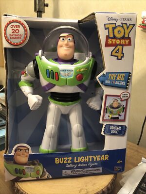 Disney 64069 Buzz Lightyear 12 Inch Interactive Talking Action Figure ...