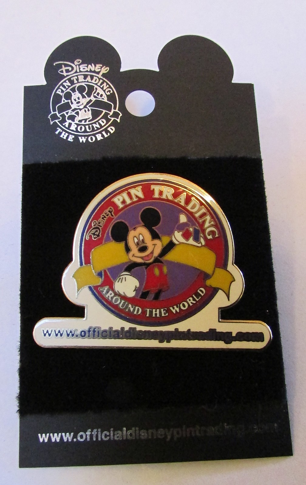 Disney WDW Official Disney Pin Trading Website Logo Mickey Mouse Pin | eBay