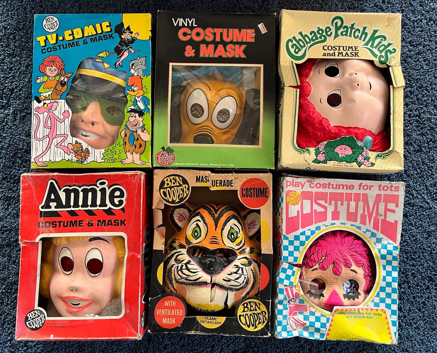 Lot Of 6 Vintage Ben Cooper Costume + Masks (60’s, 70’s, 80’s) | eBay