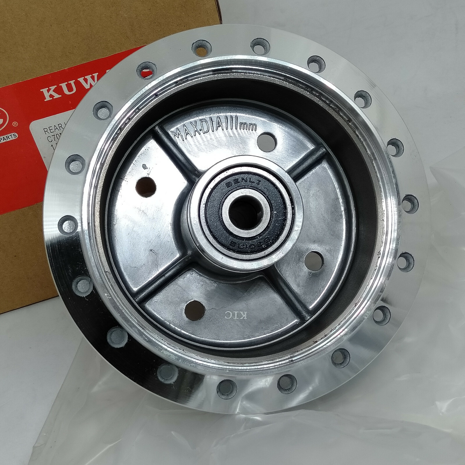 HONDA C50 C70 C90 C700 May Fit S90 90Z S90Z S110 REAR WHEEL HUB WITH ...