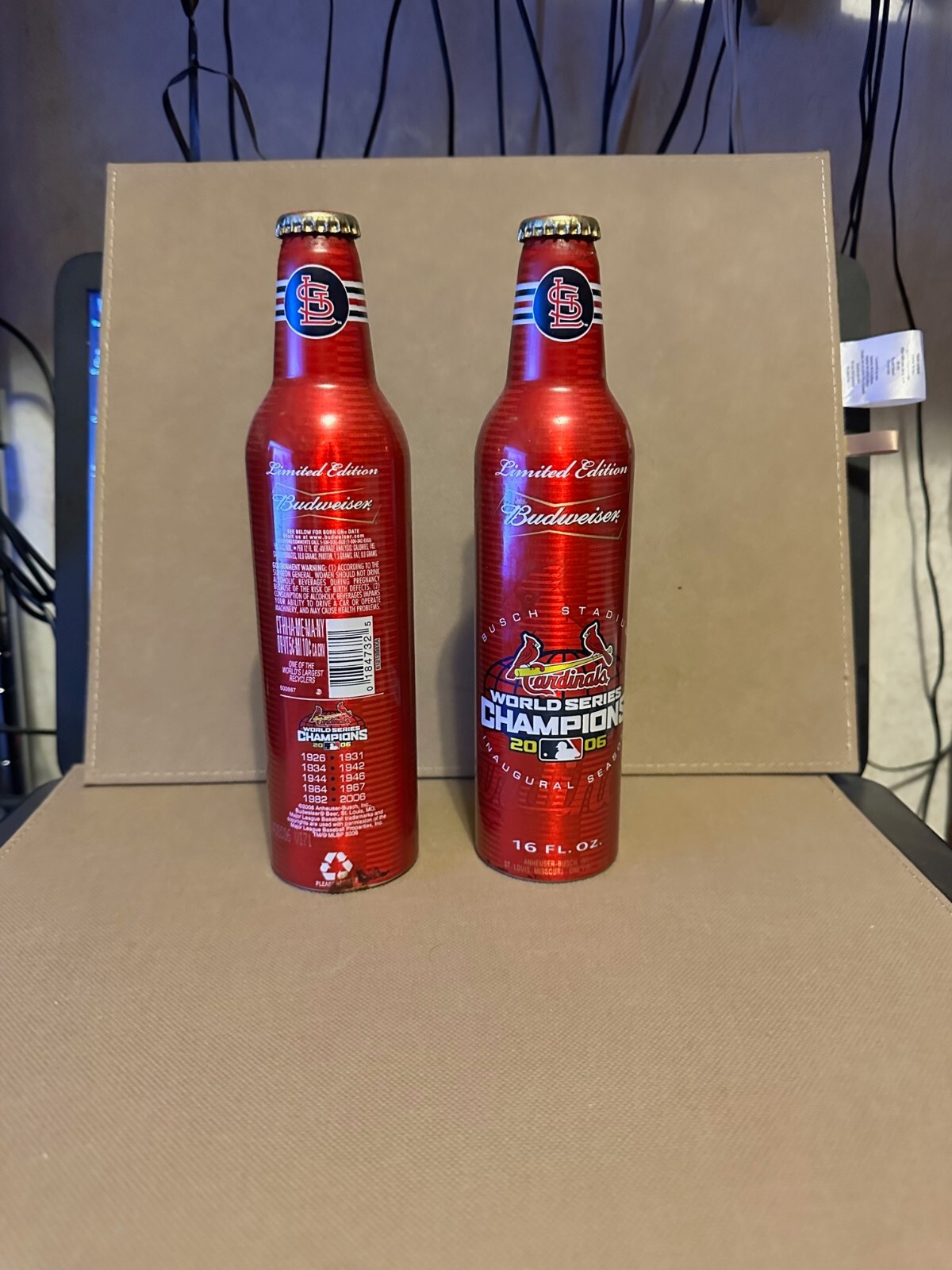 Budweiser Limited Edition World Series 2006 St Louis Cardinals 16oz ...