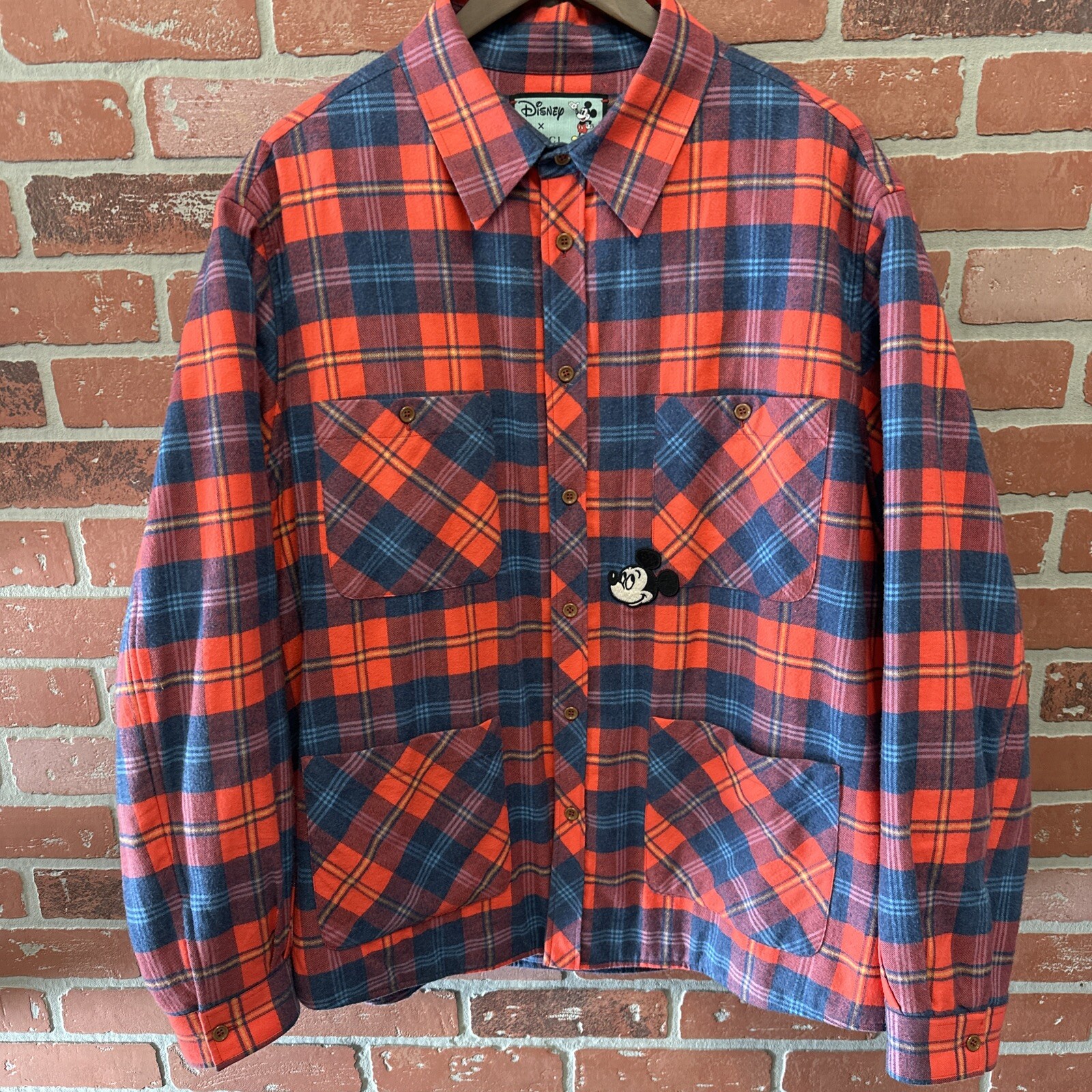 100% Authentic Disney x Gucci Flannel Mickey Mouse Sz… - Gem