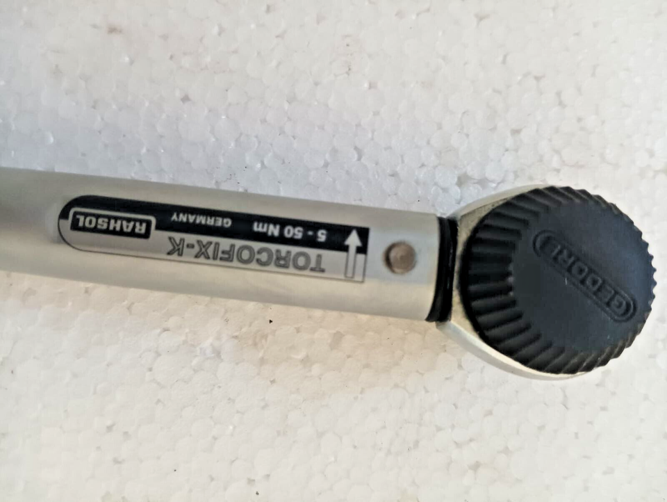 GEDORE TORCOFIX-K 4549-05 TORQUE WRENCH, 3\8" SIZE, 5-50 NM CAPACITY ...