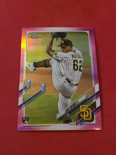 2021 Luis Patino ROOKIE Topps Chrome #196 Pink Refractor | eBay