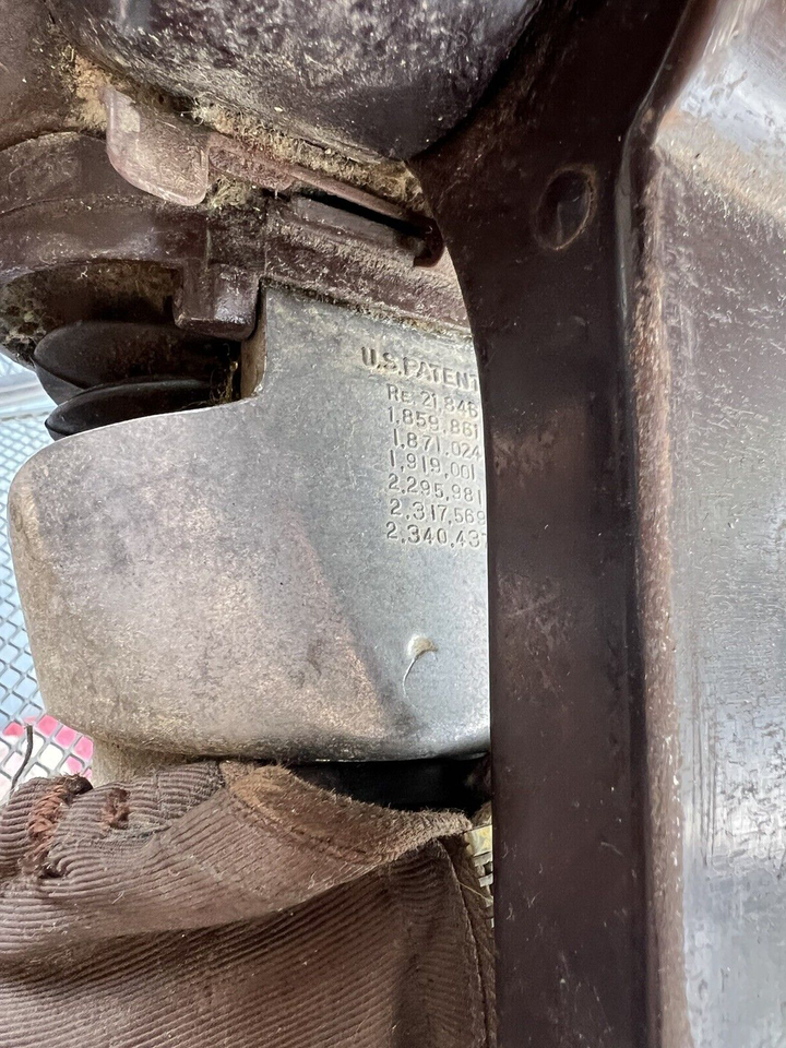 Hoover Upright Vacuum Cleaner Model 61 1950s extra bags included Yes ...