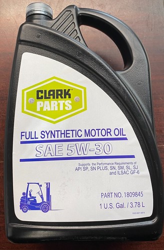 CLARK Forklift Engine Oil 5W-30 #1809845 Gallon | eBay