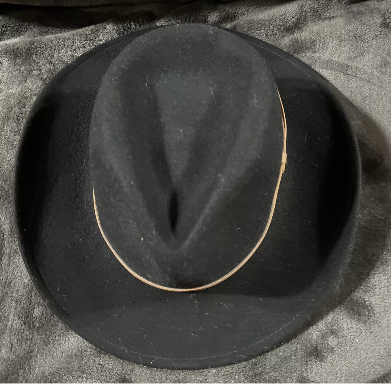 Vintage Turner Hat Co American Sportsman Black Cowboy Hat 100% Wool USA ...