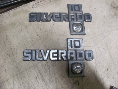 1981-87 Chevy Silverado 10 Fender Emblems GM | eBay