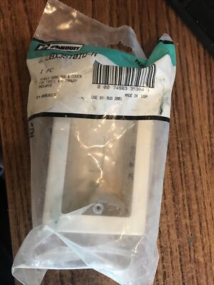 Panduit - JBX3510IW-A 1-Gang Low Voltage Outlet Box - Ivory White | eBay