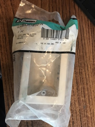 Panduit - JBX3510IW-A 1-Gang Low Voltage Outlet Box - Ivory White | eBay